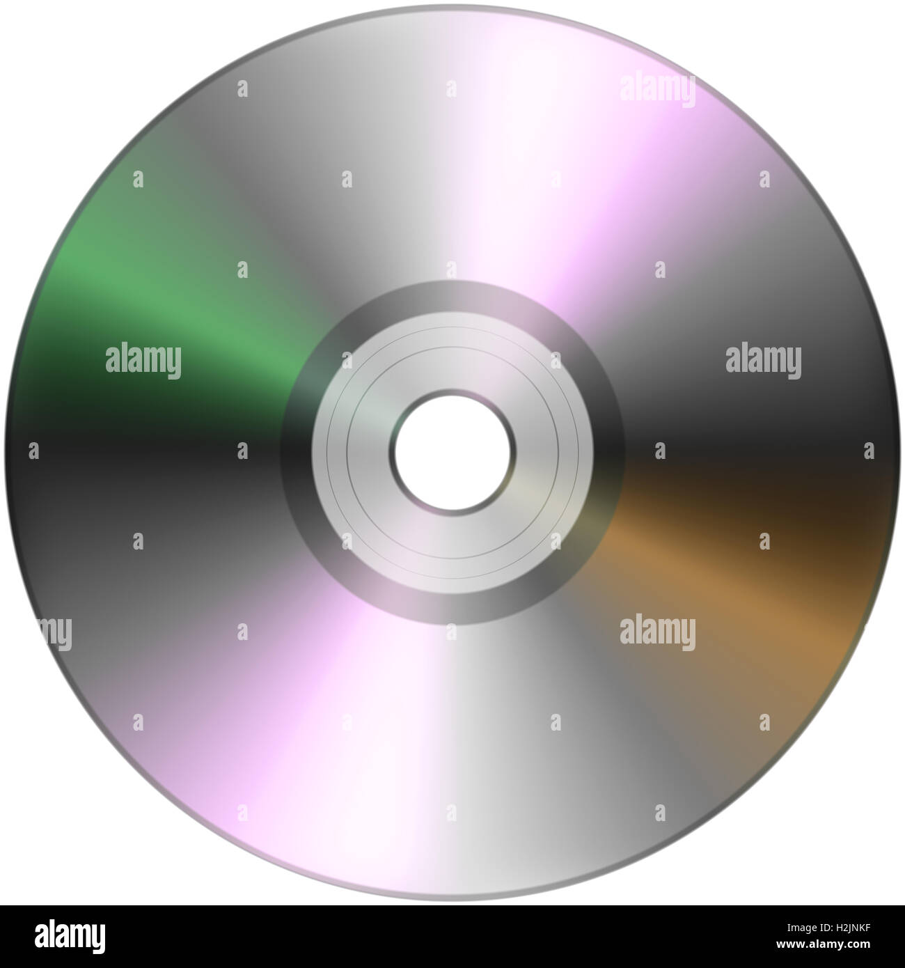 CD isolated on White Stock Photo - Alamy