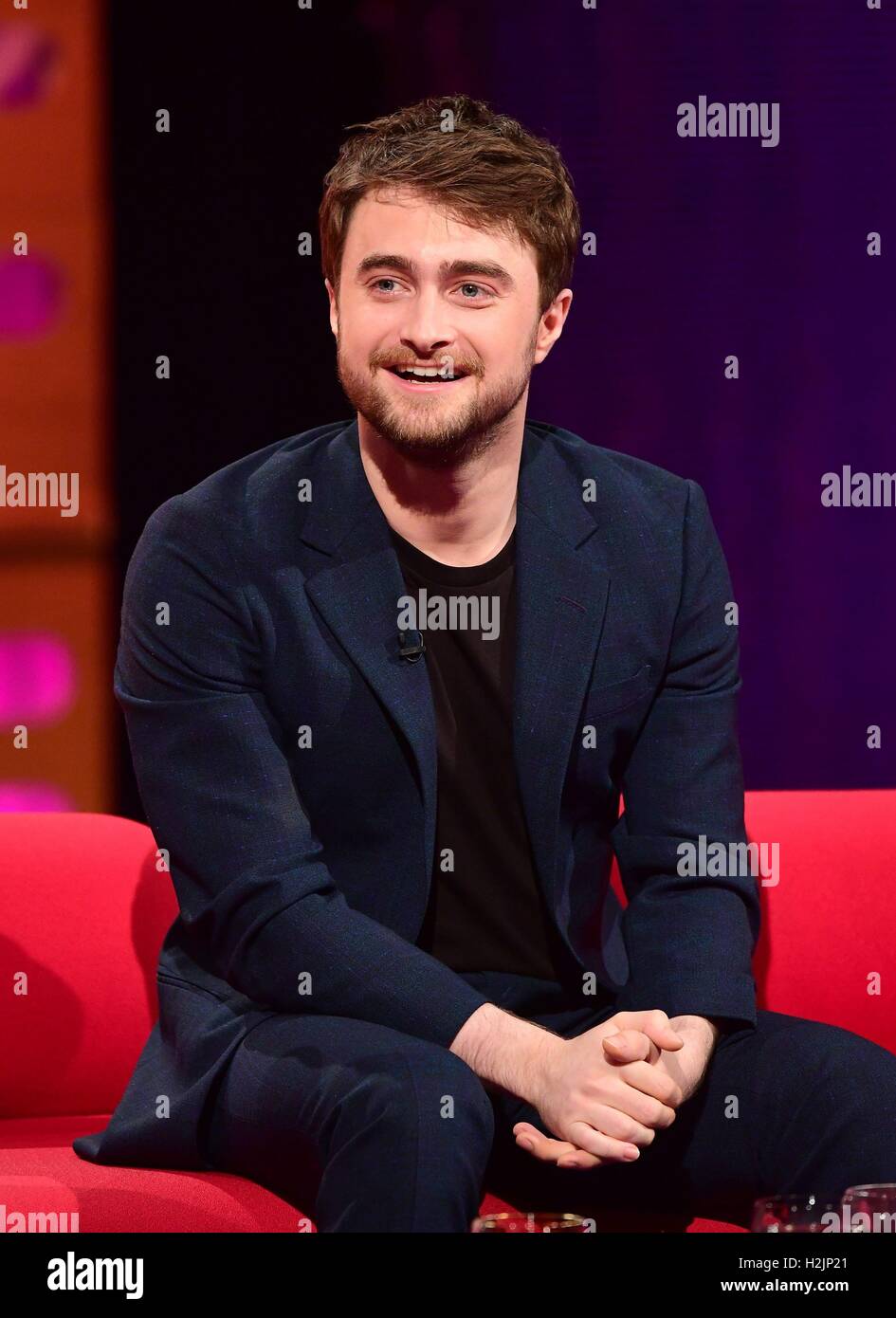 Daniel Radcliffe during filming of The Graham Norton Show at the London ...