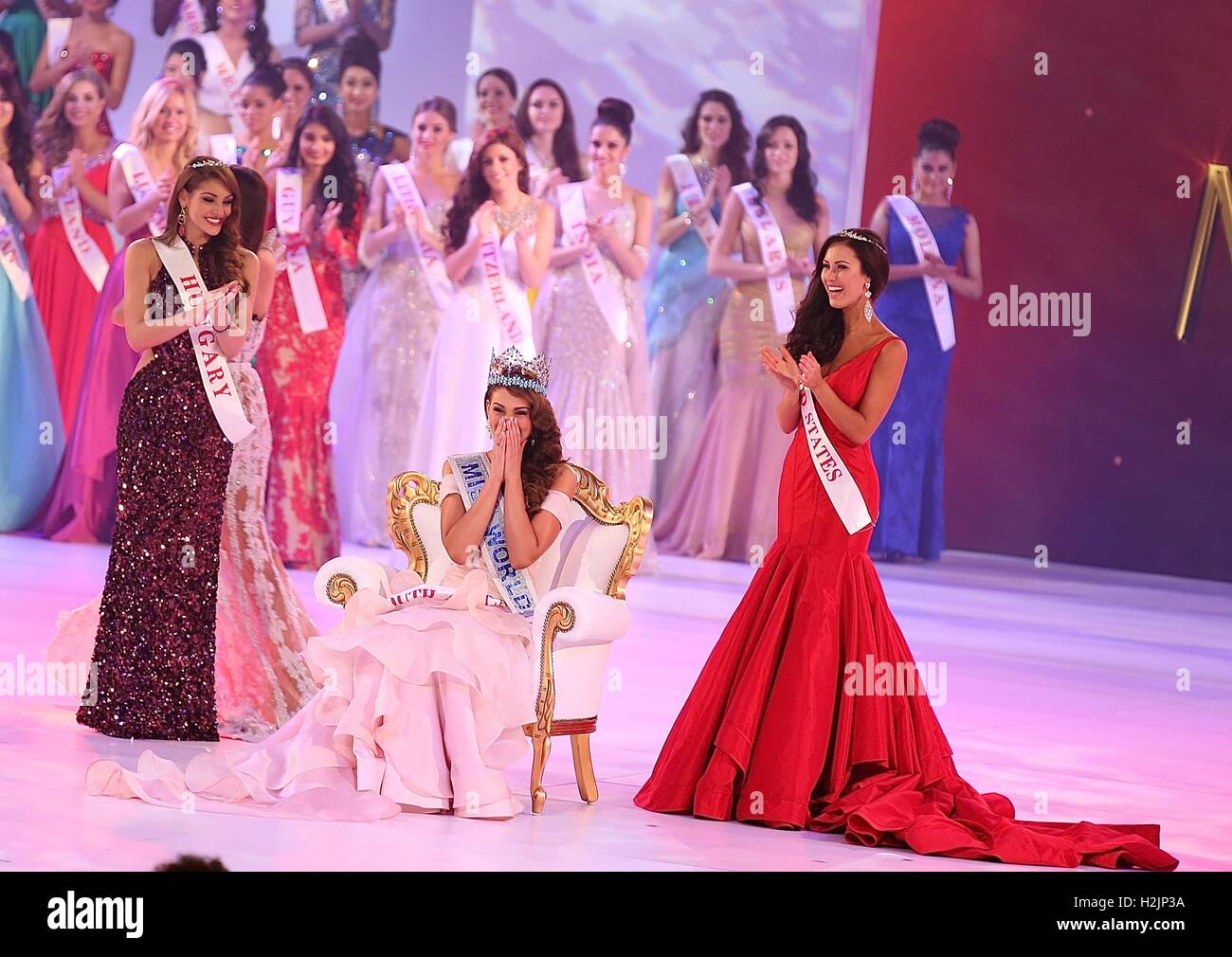 MISS WORLD PAGEANT 2014 Stock Photo - Alamy