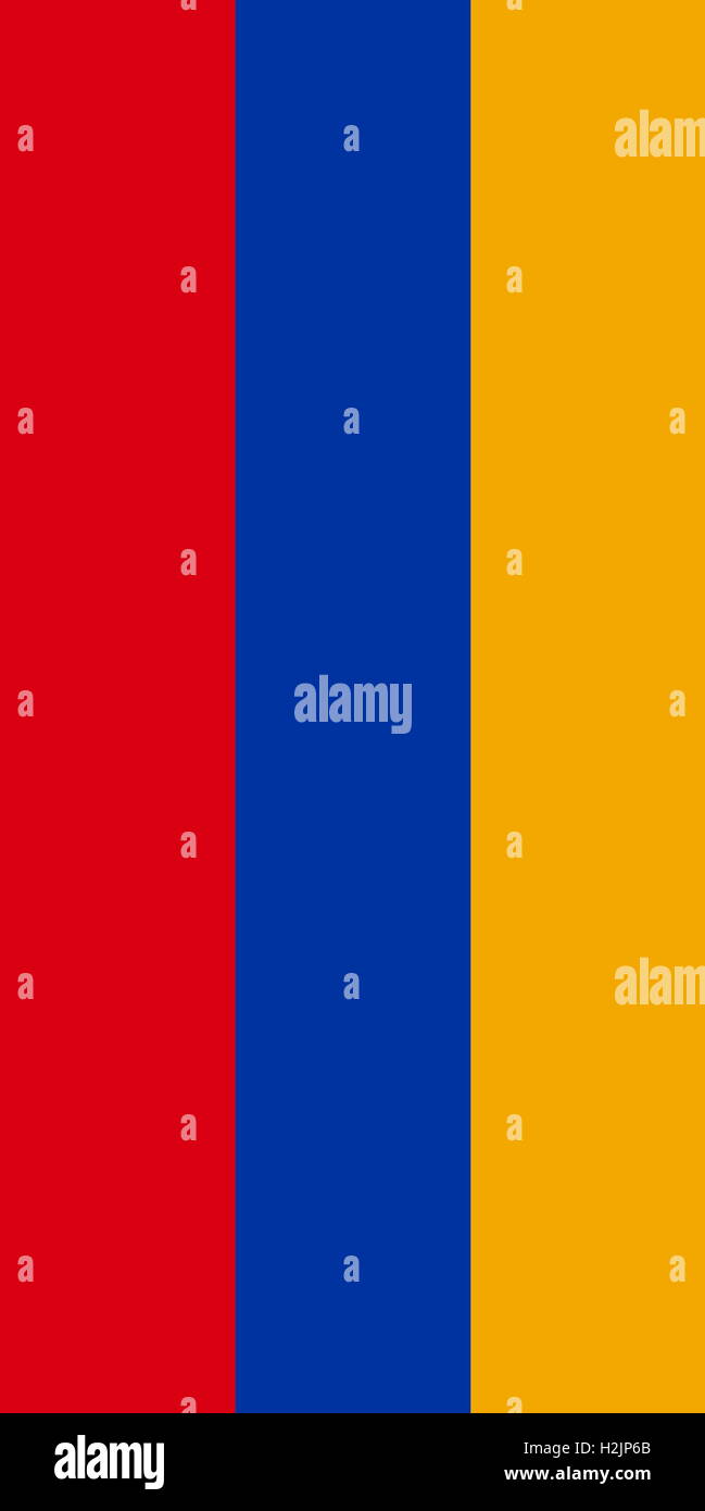 Official Flag of Armenia Flat Large Size Vertical Stock Photo - Alamy
