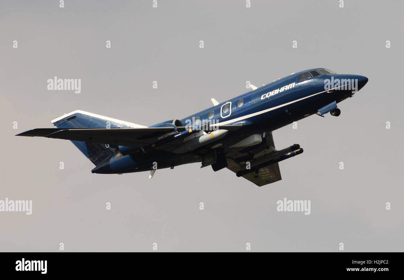 G-FRAO, a Dassault Falcon 20DC operated by Cobham Aviation Services, at ...