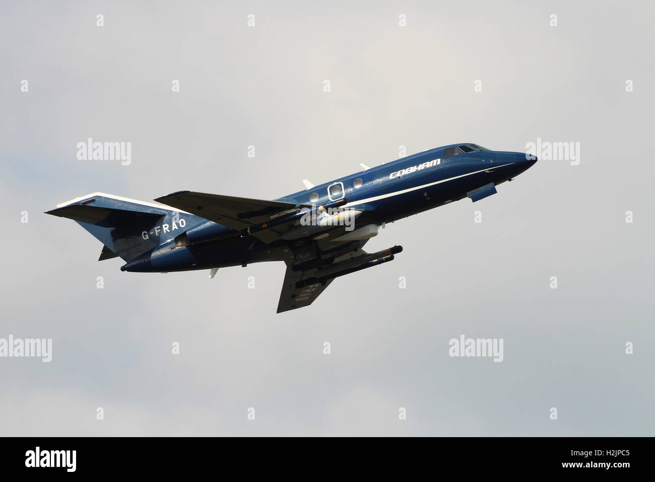 G-FRAO, a Dassault Falcon 20DC operated by Cobham Aviation Services, at ...