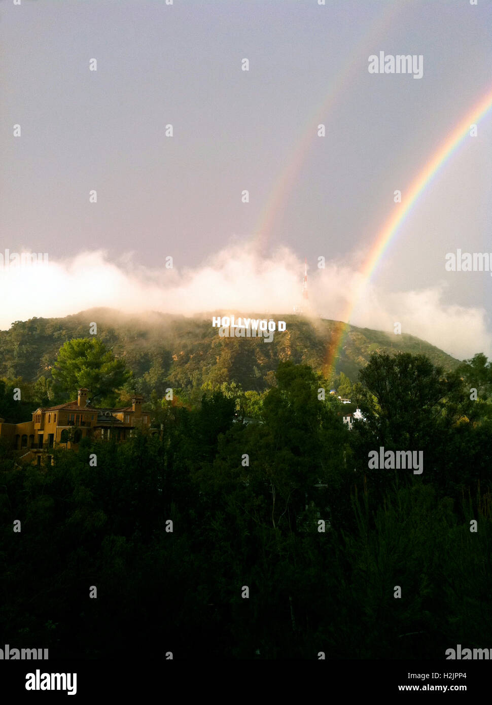 Double rainbows hi-res stock photography and images - Alamy