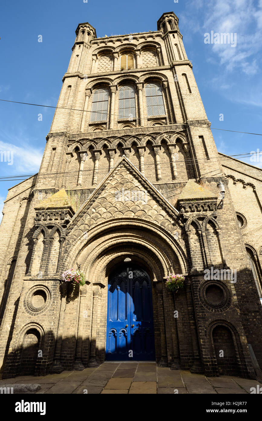 Saint Boltophs Church in Colchester during the summer sun of 2016 in ...