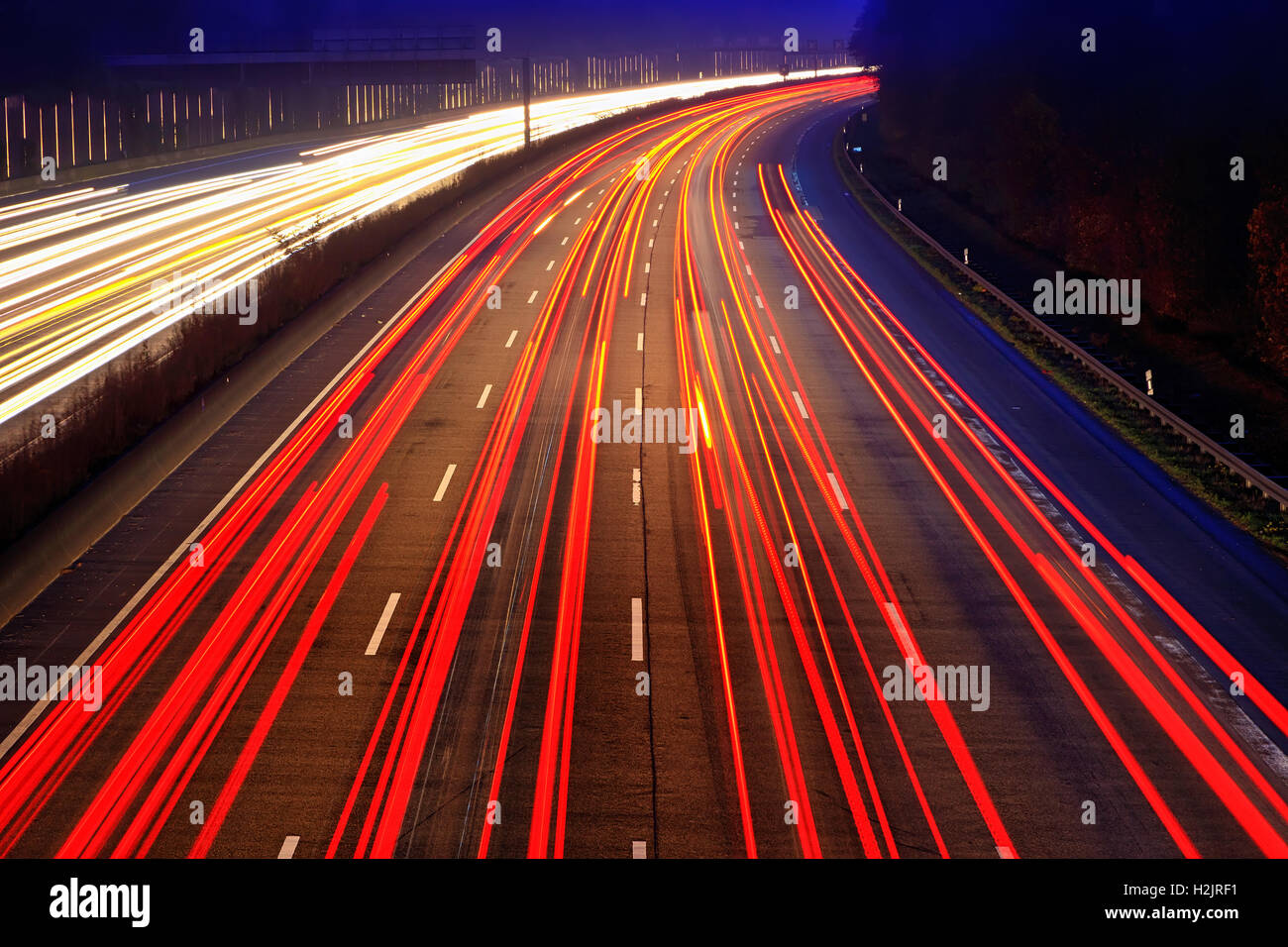 Fast moving traffic lane hi-res stock photography and images - Alamy