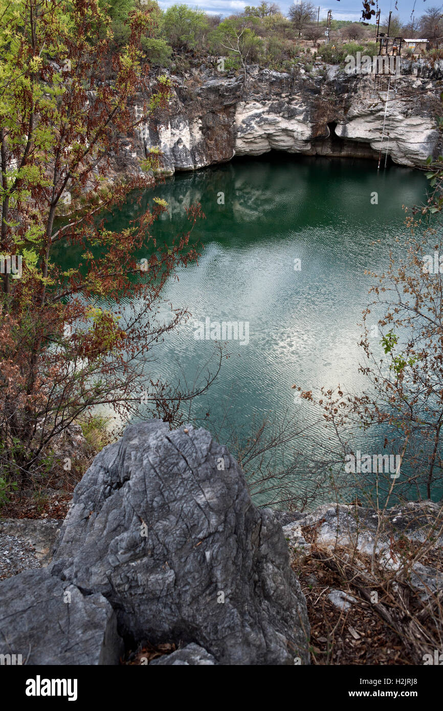 Lake Otjikoto a premier dive site in Namibia Stock Photo - Alamy