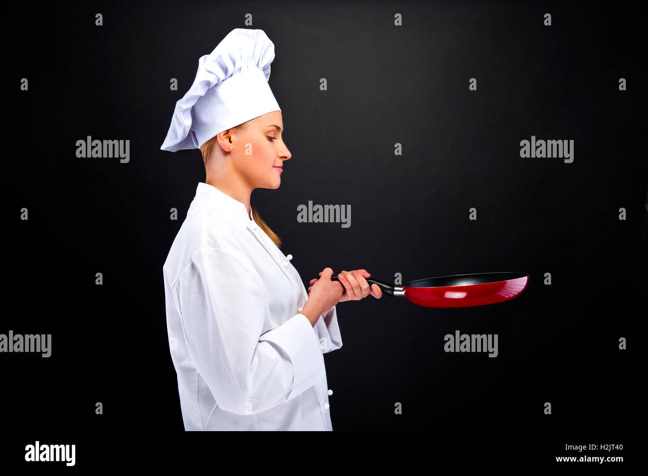 Chef with his tools hi-res stock photography and images - Alamy