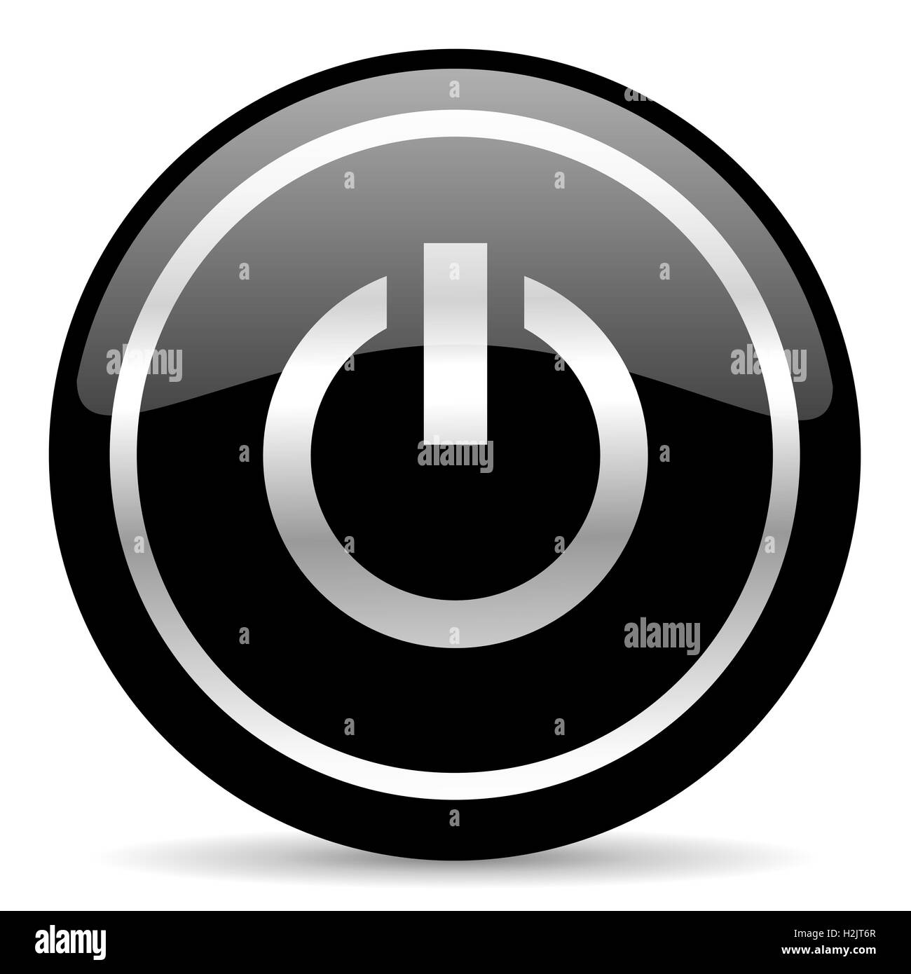 Power icon Black and White Stock Photos & Images - Alamy