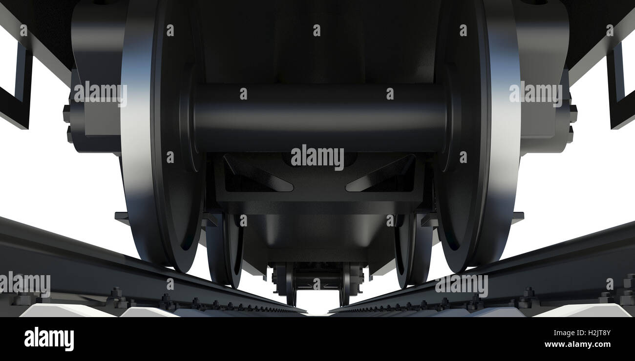 Wheel Of Train Stock Photo - Alamy