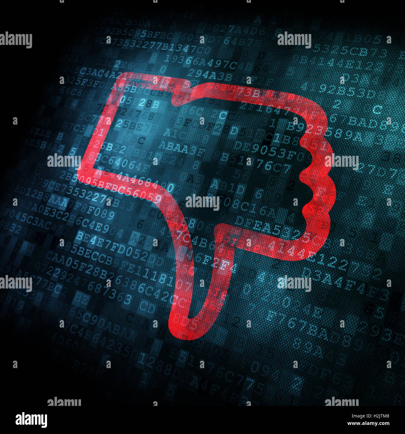 UnLike on digital screen Stock Photo - Alamy