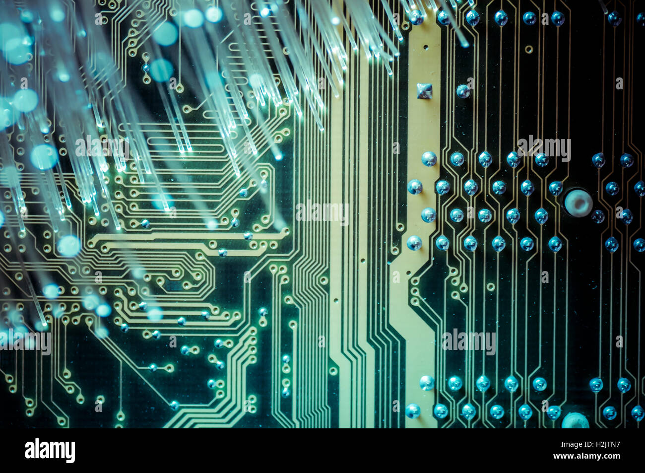 Connectivity.Fiber optic cables, fibre connection, telecomunicat Stock ...