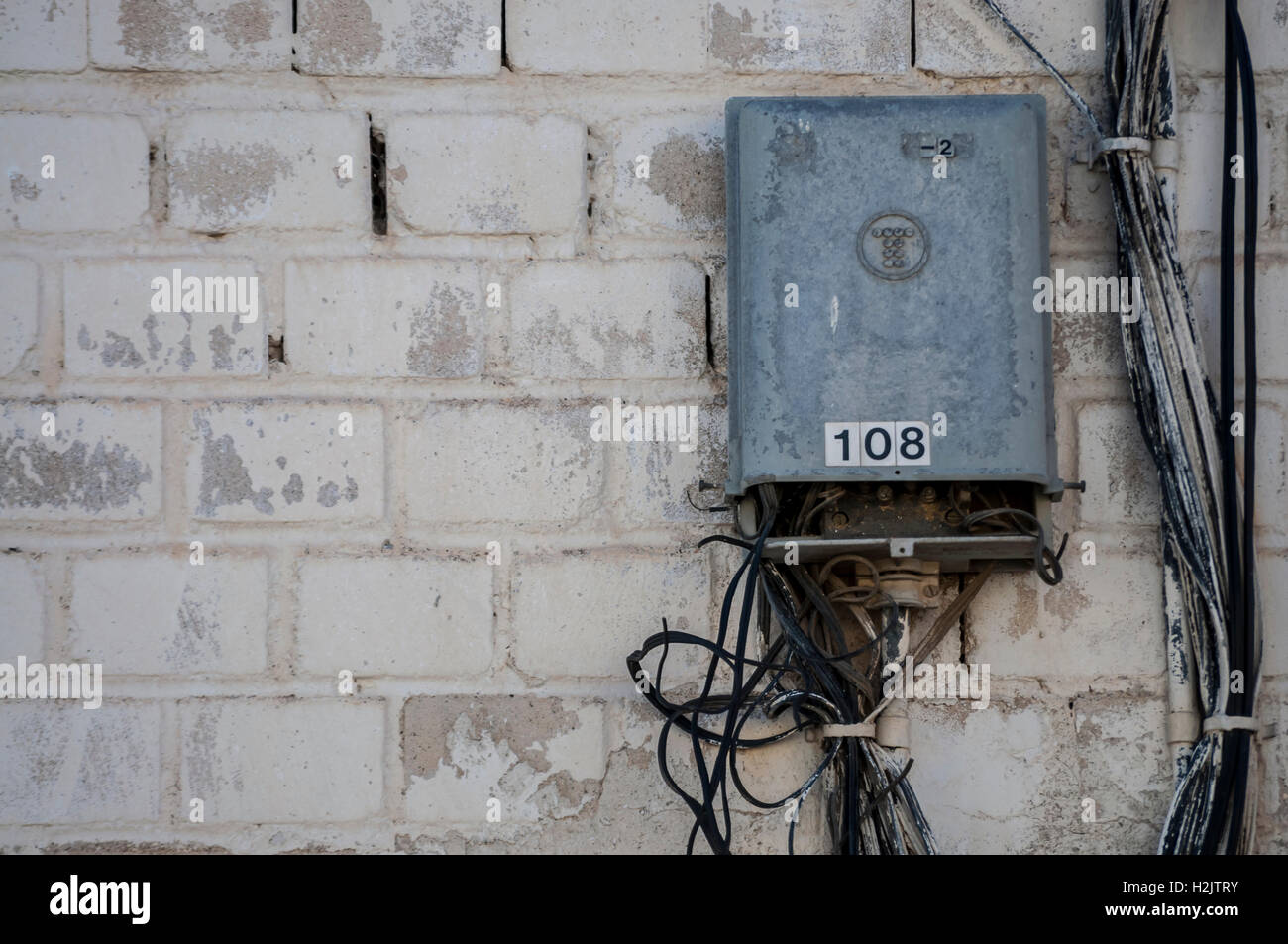 Electrical cable box Stock Photo - Alamy