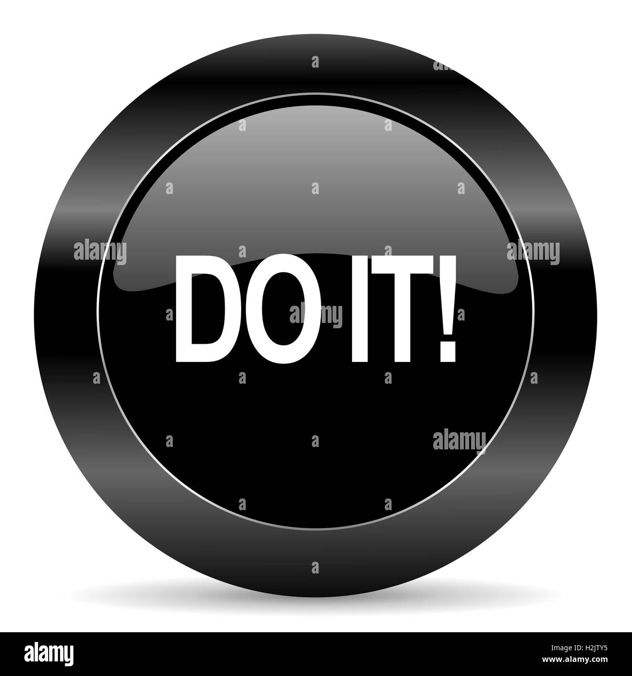 do it icon Stock Photo - Alamy