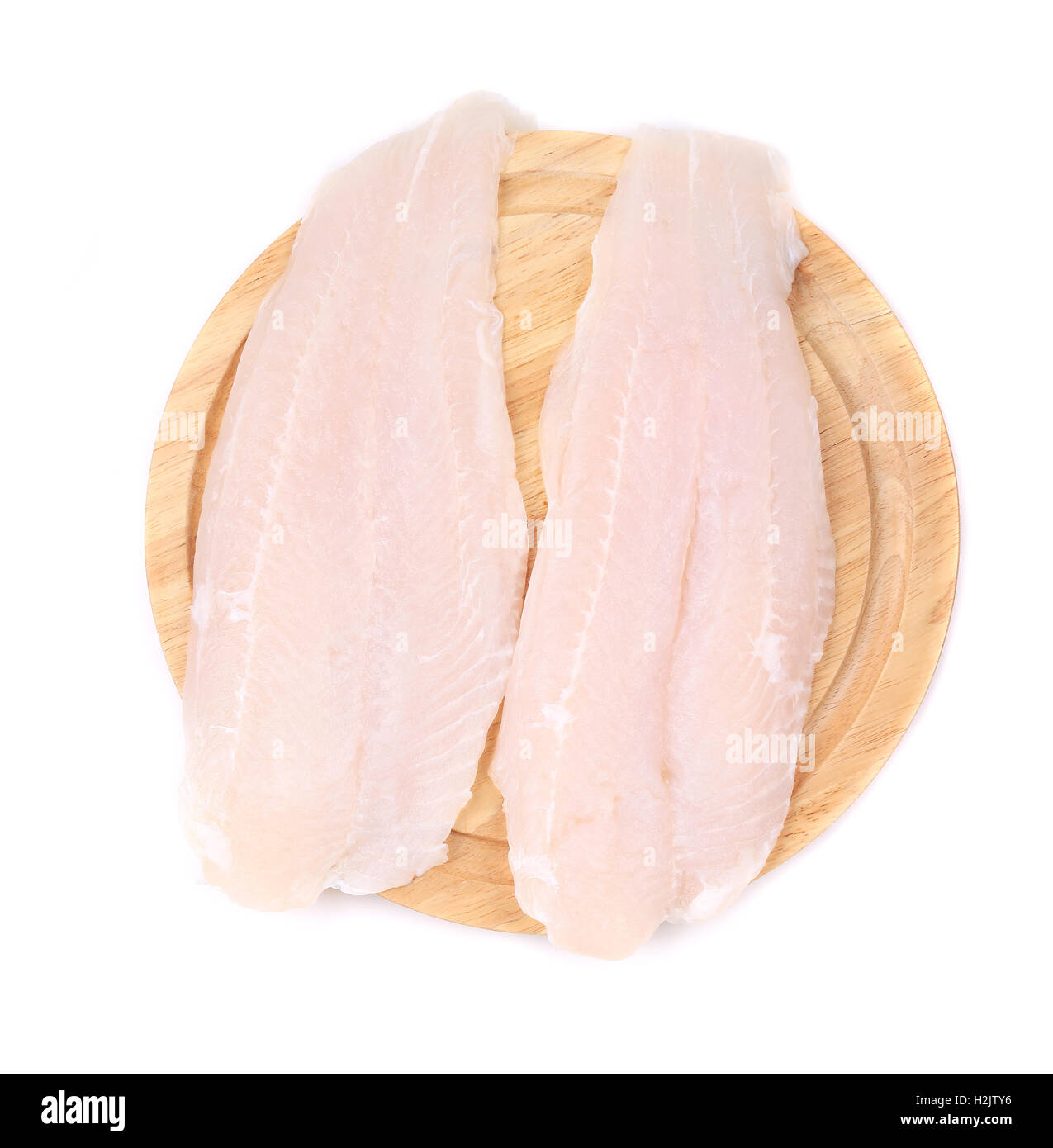 Pangasius fillets on platter Stock Photo - Alamy