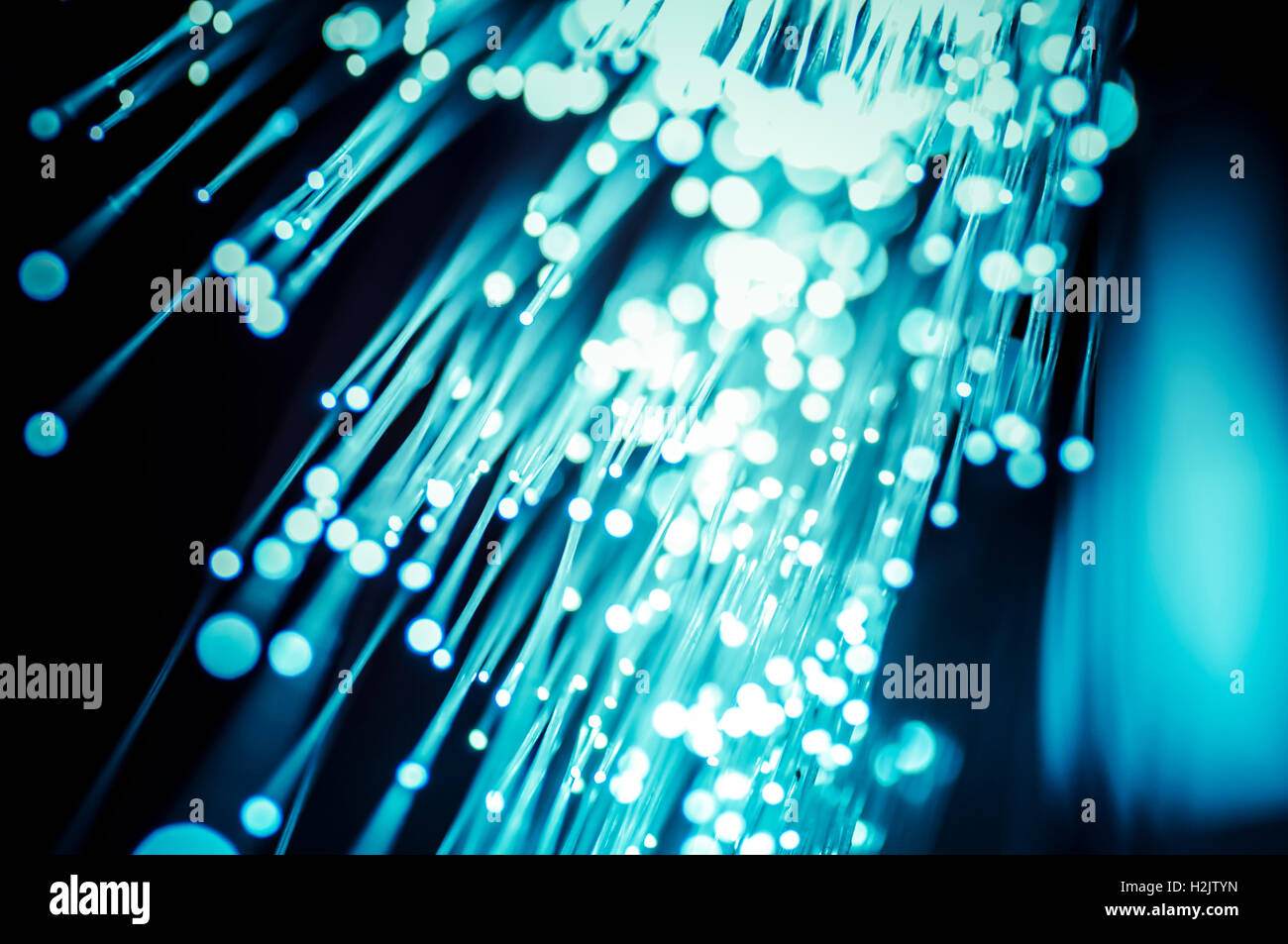 Fiber optic cables, fibre connection, telecomunications concept Stock ...