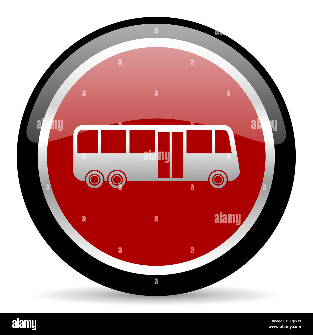 Red stop button bus hi-res stock photography and images - Alamy