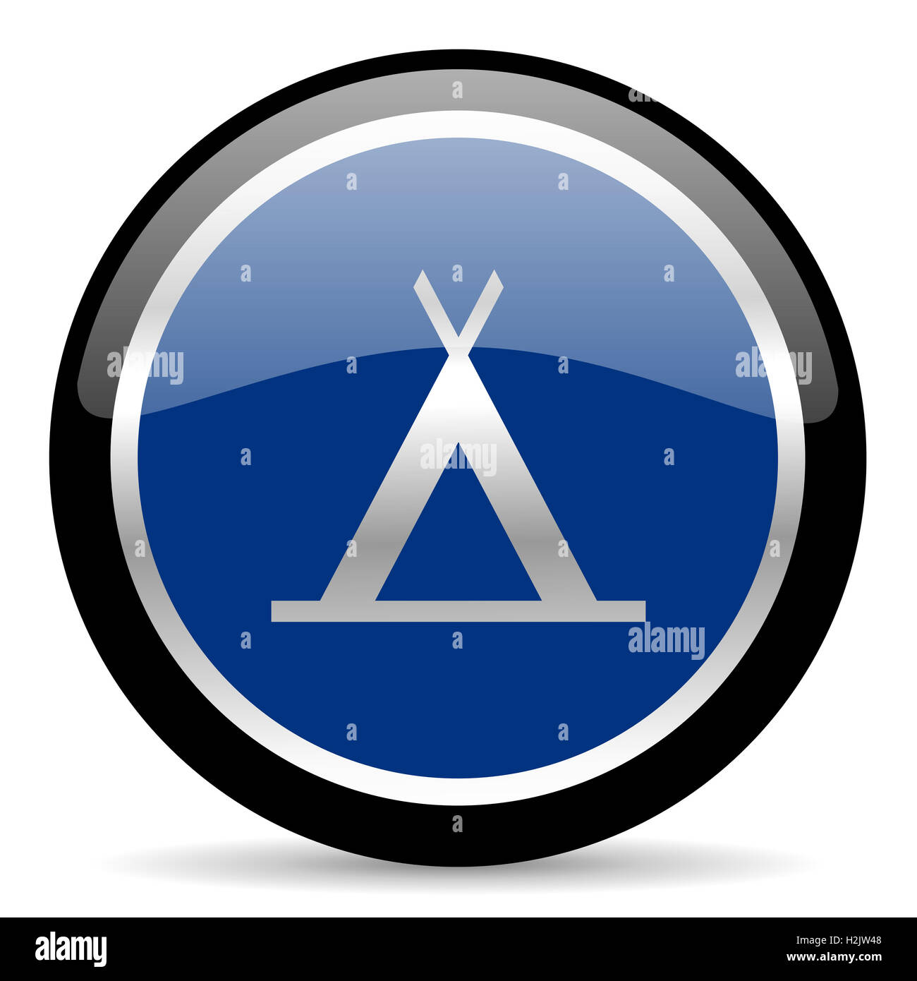 Camp icon hi-res stock photography and images - Alamy