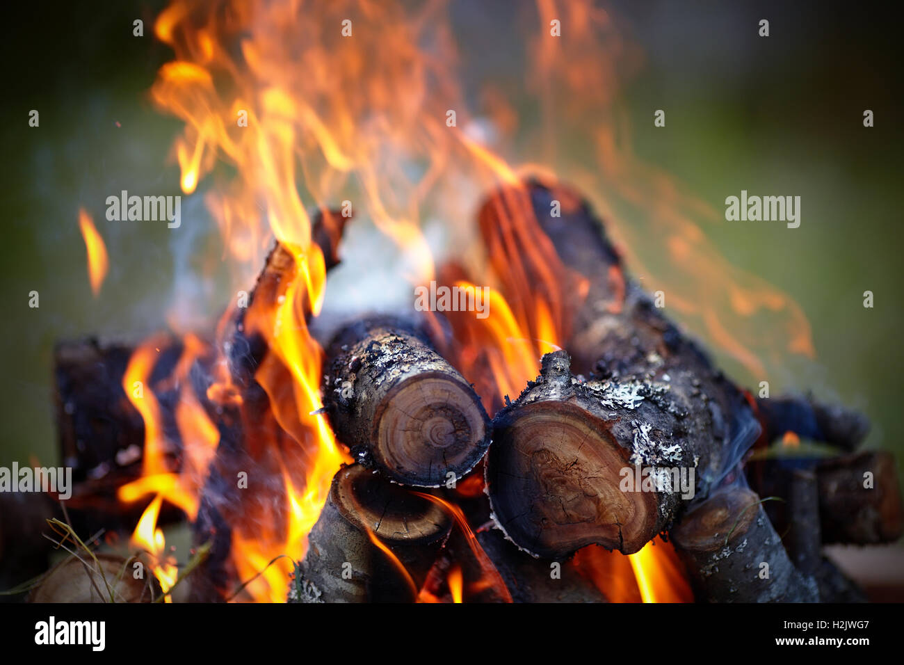 Smoldering campfire hi-res stock photography and images - Alamy