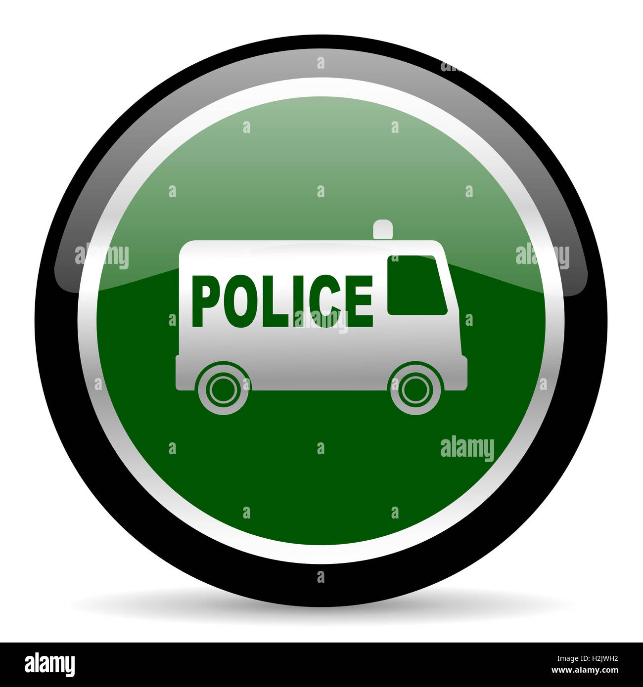 Abstract police car Cut Out Stock Images & Pictures - Alamy