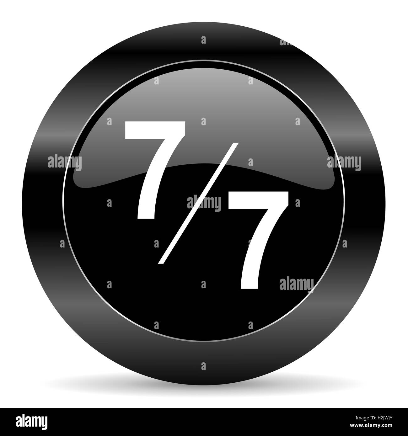 Number 7 Icon