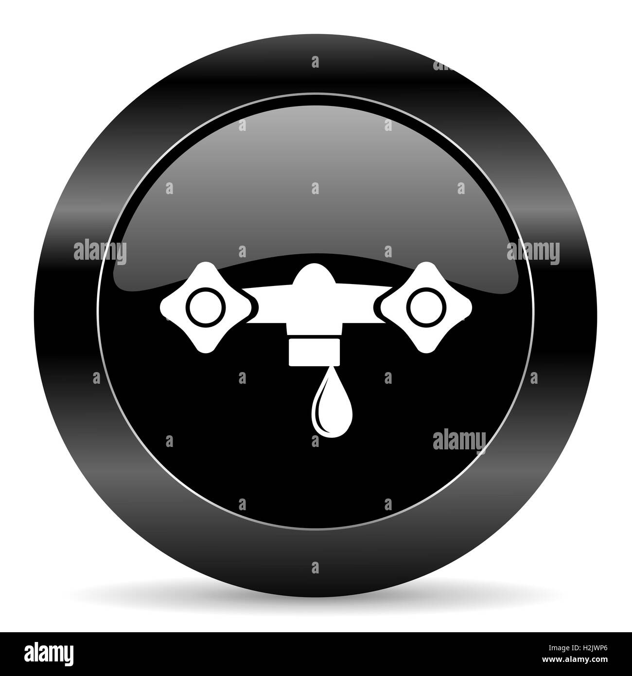 Tap water drop Black and White Stock Photos & Images - Alamy