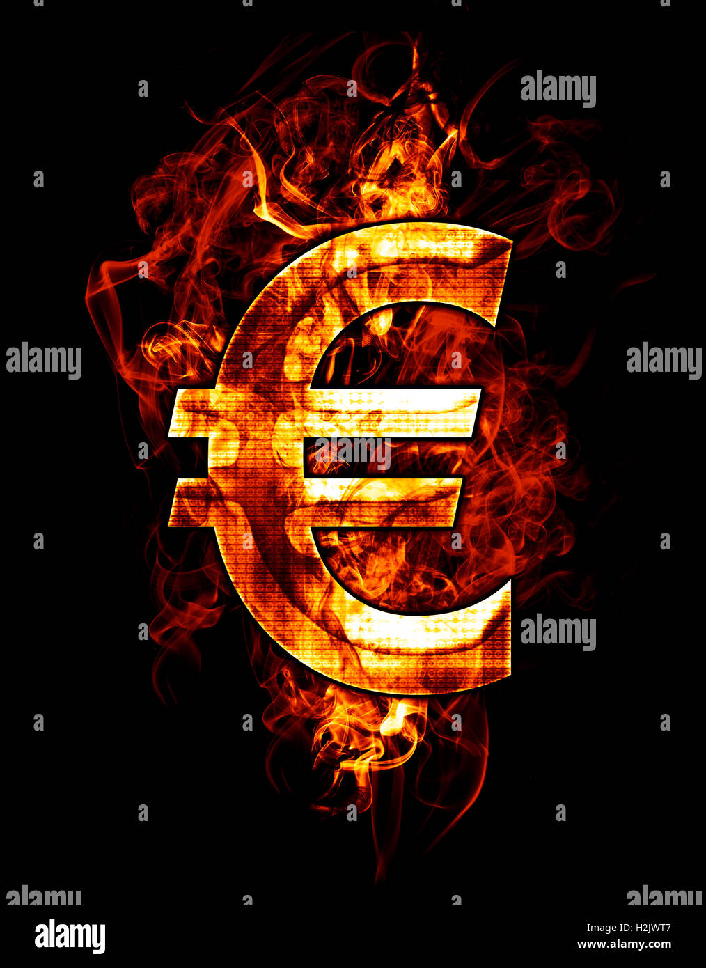 Illustration euro fire hi-res stock photography and images - Alamy