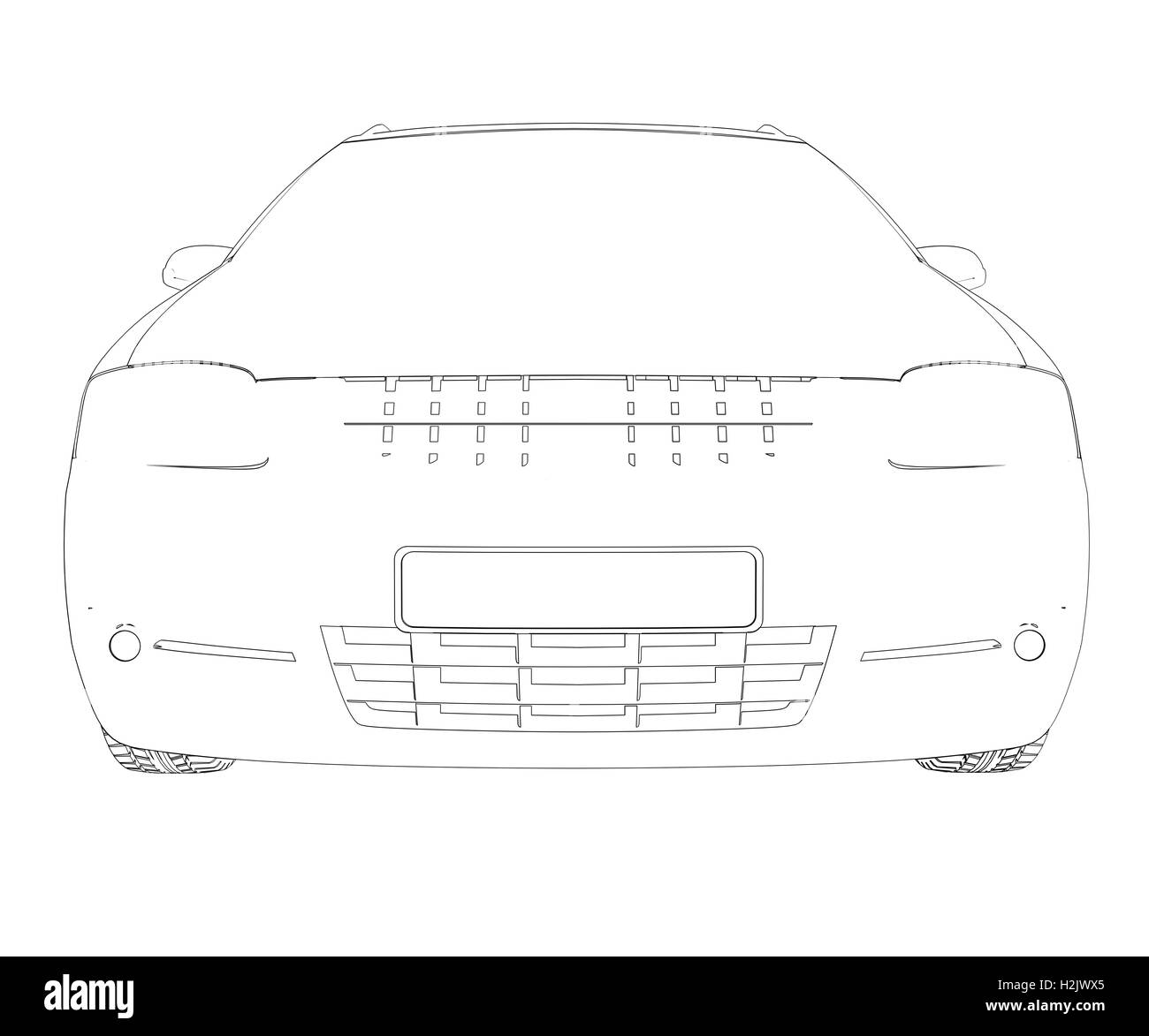 Car engine diagram Cut Out Stock Images & Pictures - Alamy