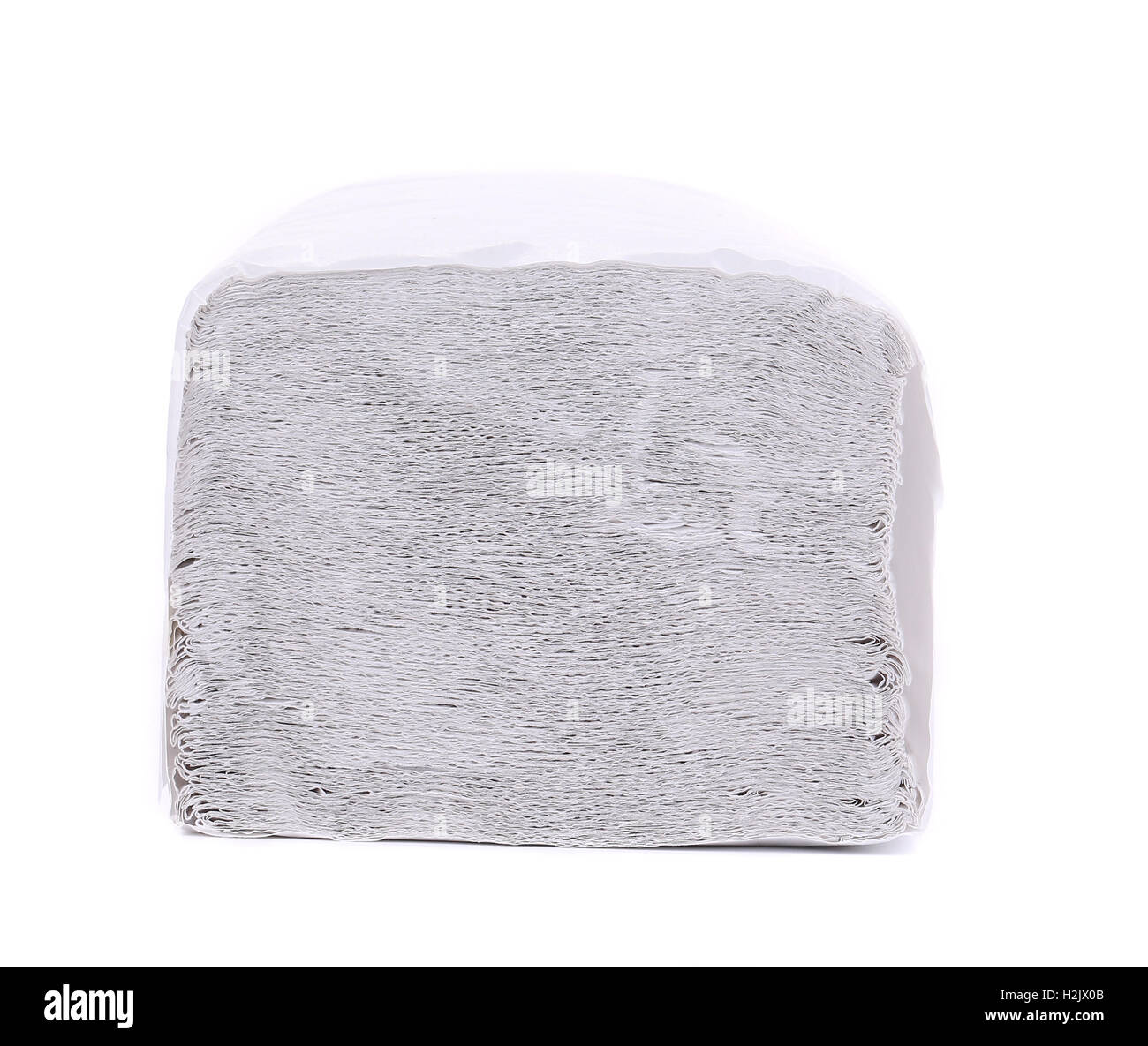 Stack of folded disposable papers Stock Photo - Alamy