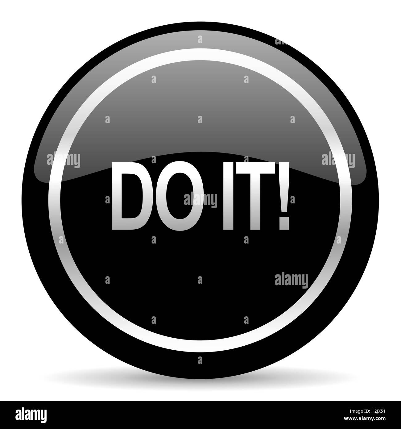 do it icon Stock Photo - Alamy