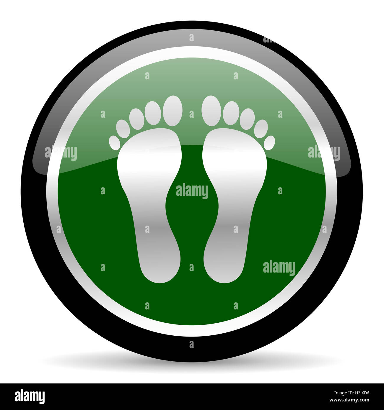 Foot steps circle Cut Out Stock Images & Pictures - Alamy