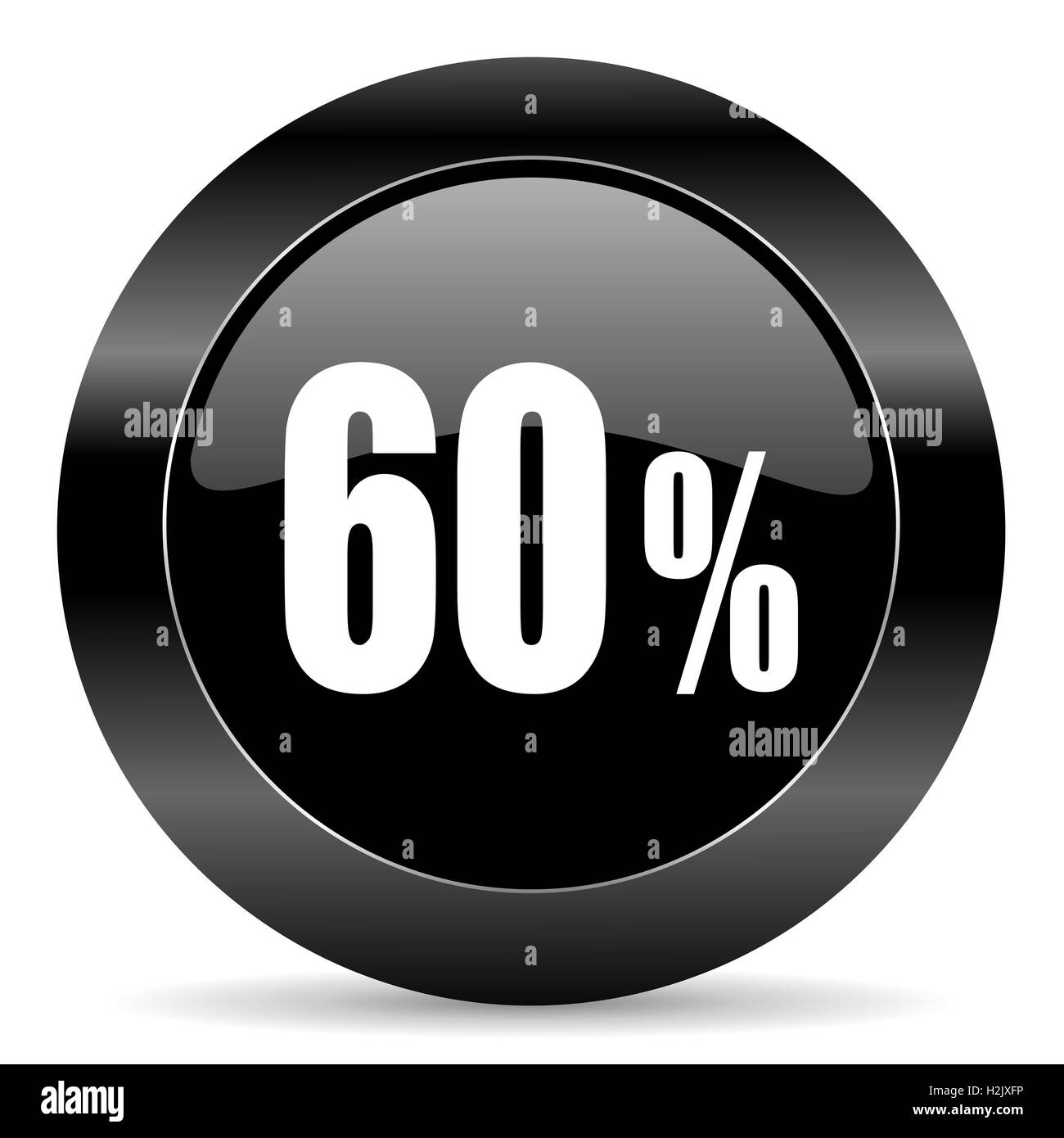 60 percent icon Stock Photo - Alamy