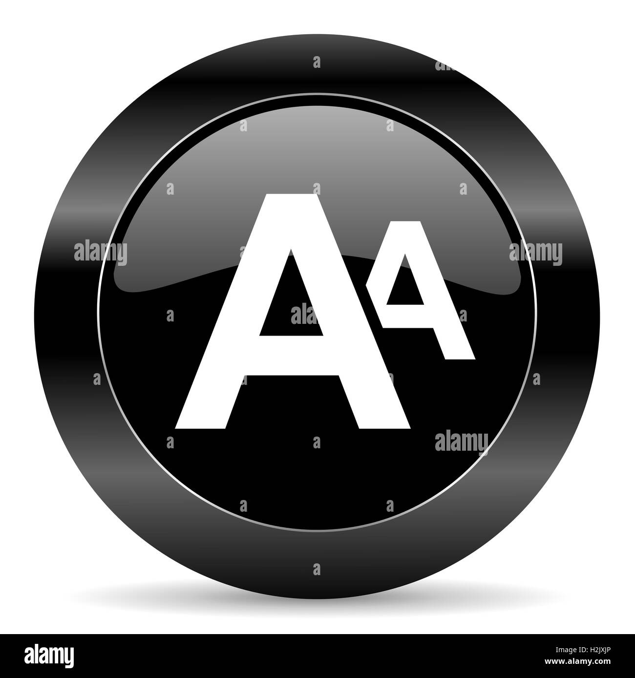 Alphabet icon hi-res stock photography and images - Alamy