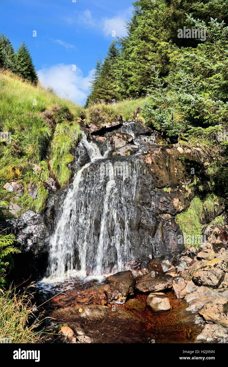 Crystal clear waterfall Stock Photo - Alamy