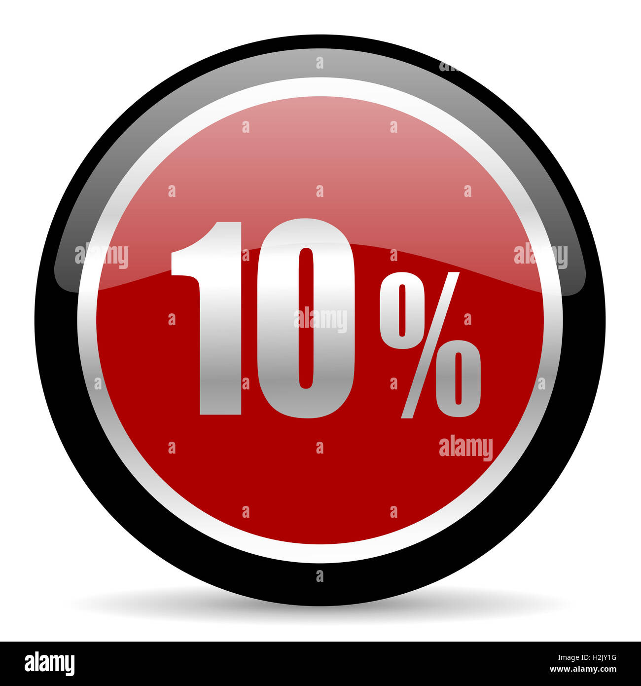10 percent icon Stock Photo - Alamy