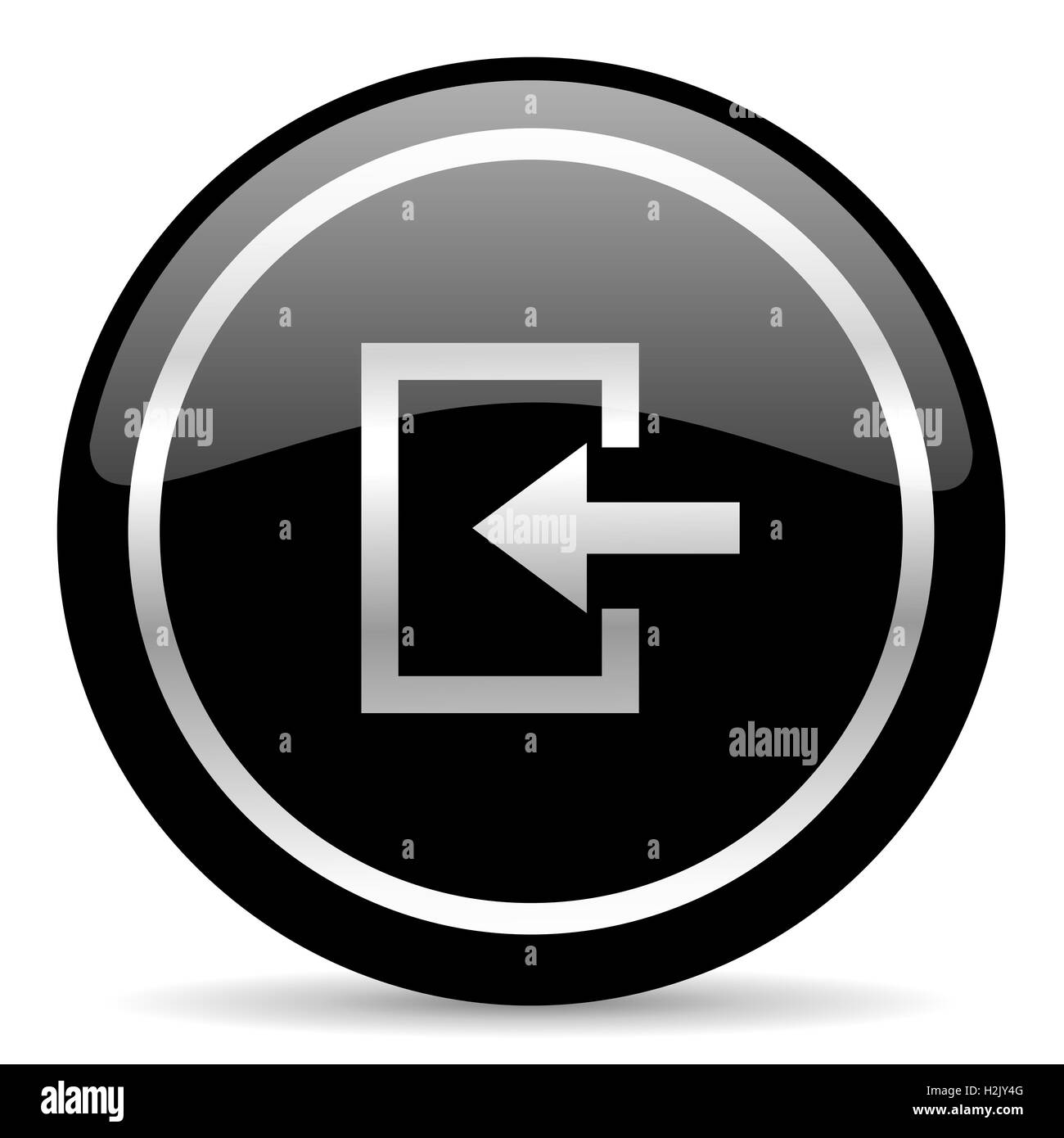 Enter arrow Black and White Stock Photos & Images - Alamy