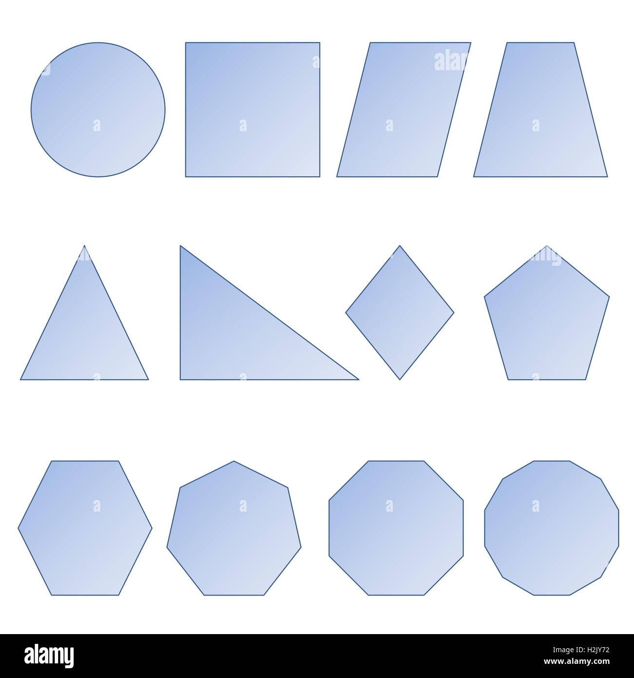 Set of shapes Stock Photo - Alamy