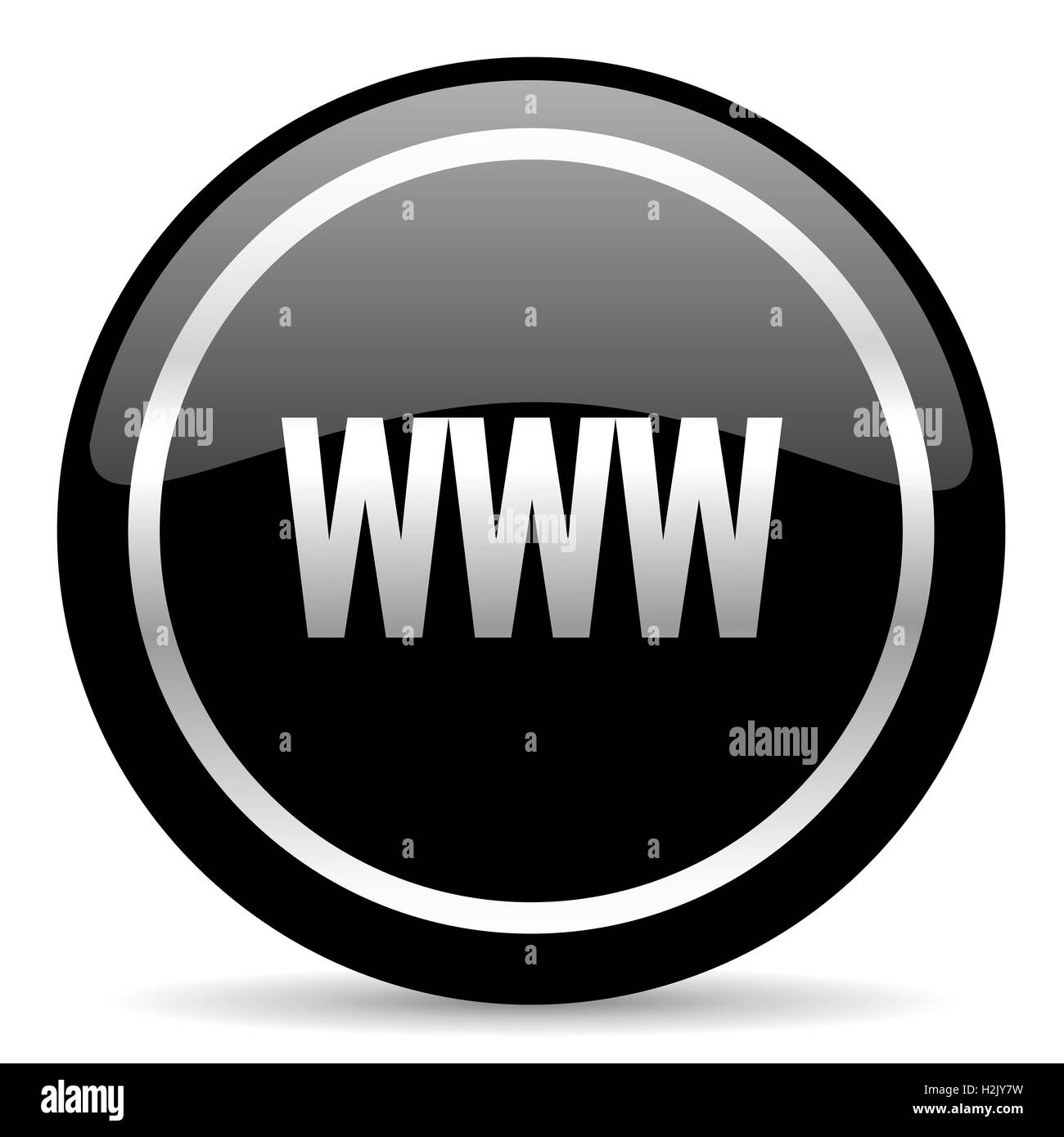 Www icon Black and White Stock Photos & Images - Alamy