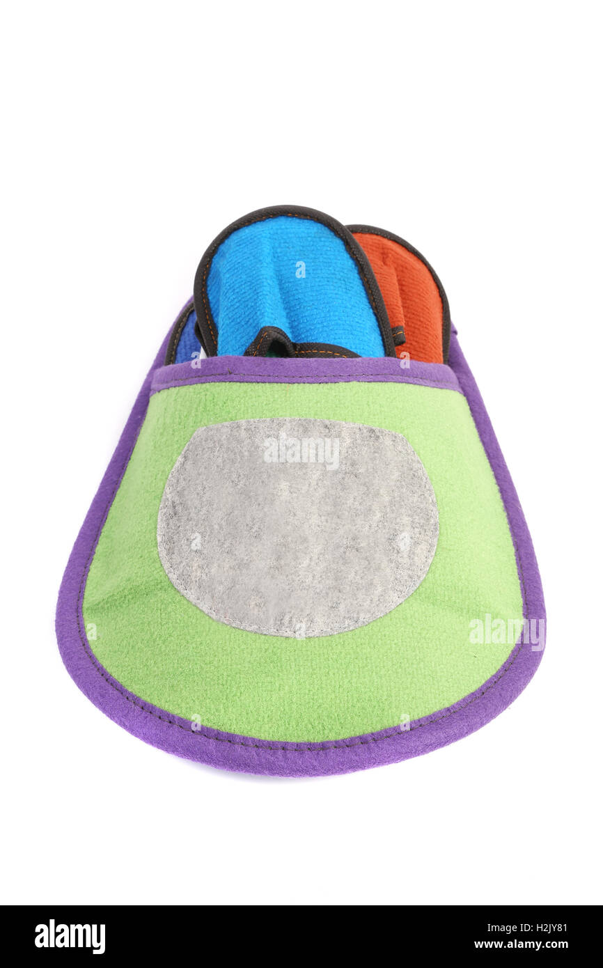 Colourful slippers in the big slipper Stock Photo - Alamy