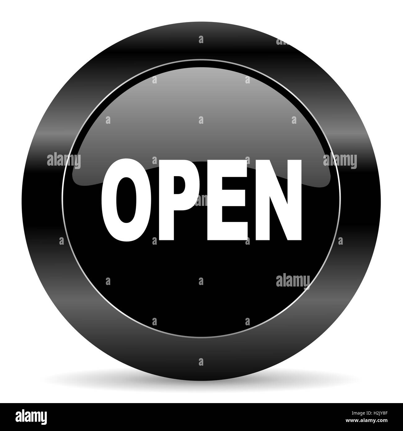 Open circle Black and White Stock Photos & Images - Alamy