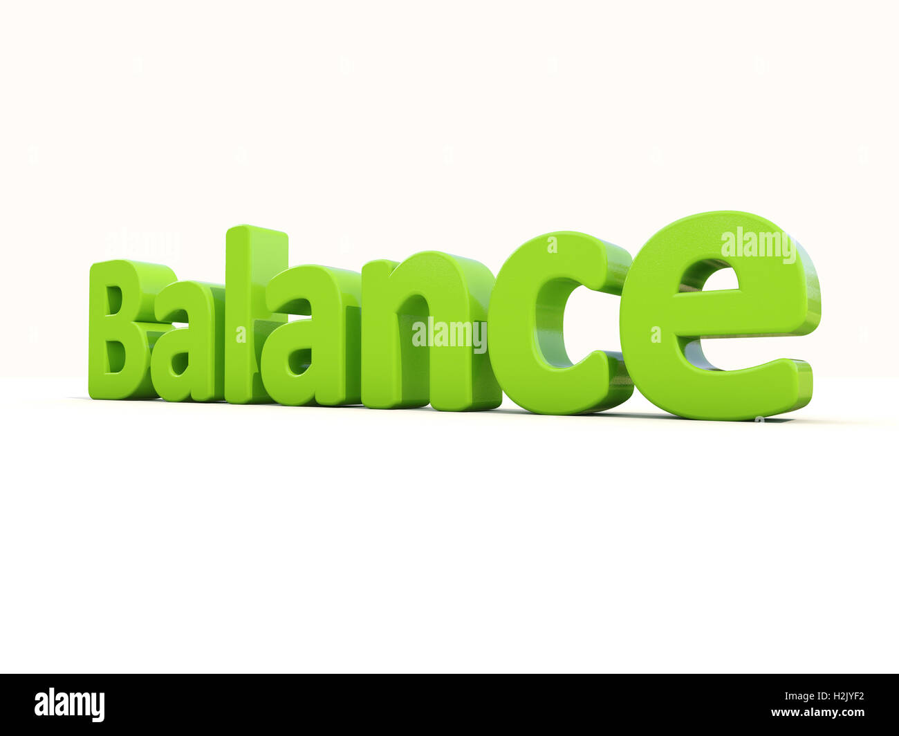 3d word balance Stock Photo - Alamy