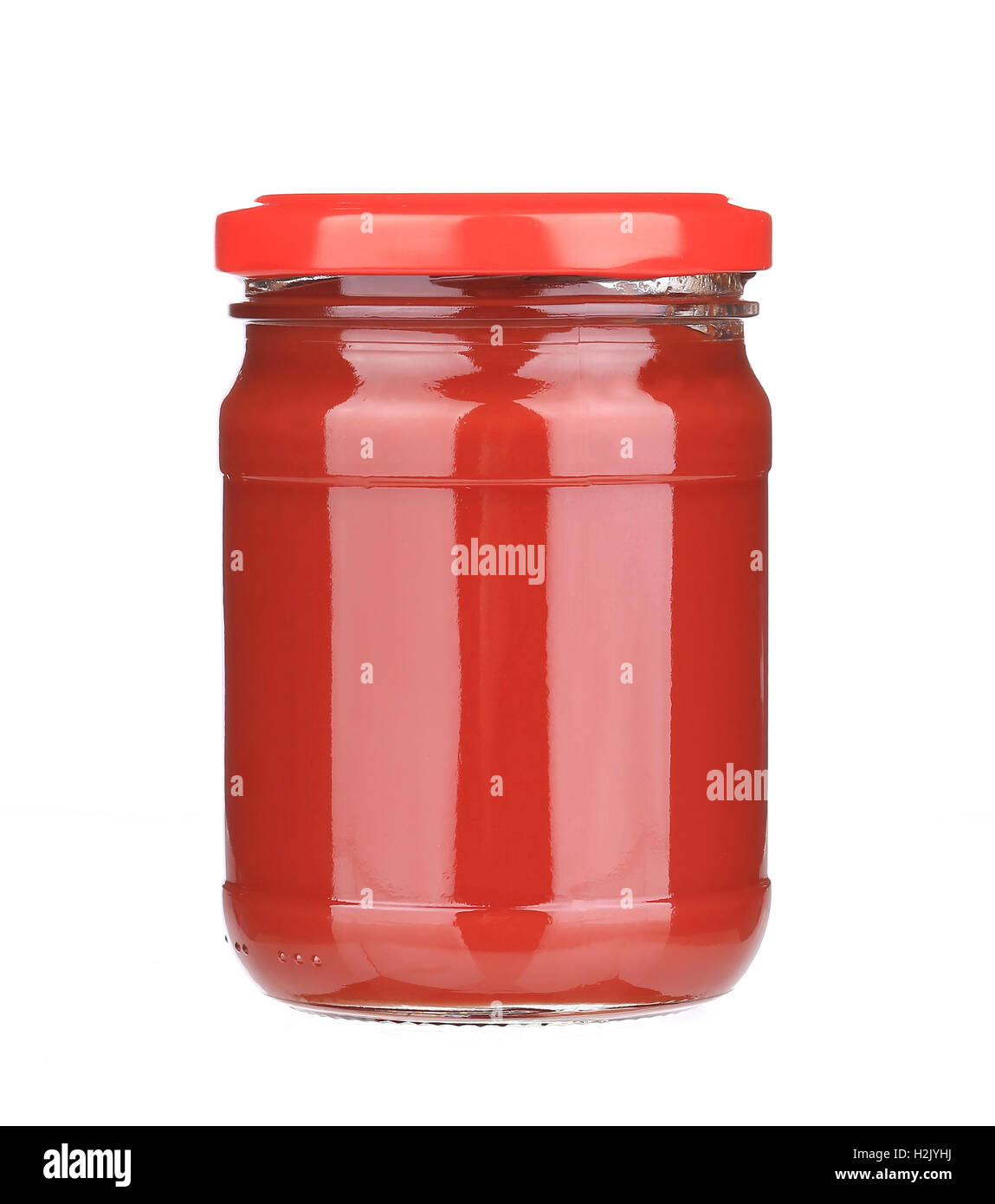 Jar with tomato paste Stock Photo - Alamy