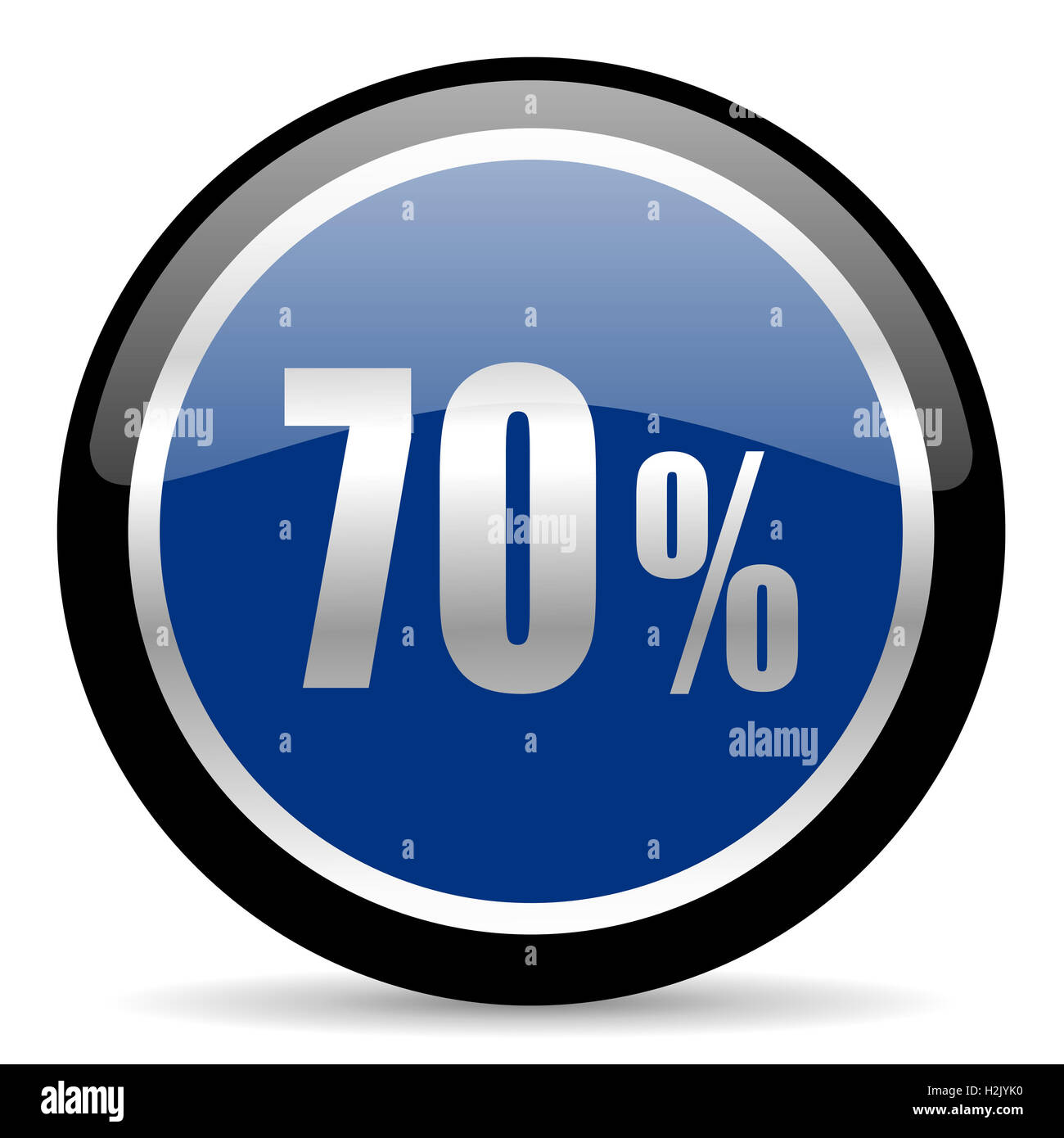 70 percent icon Stock Photo - Alamy