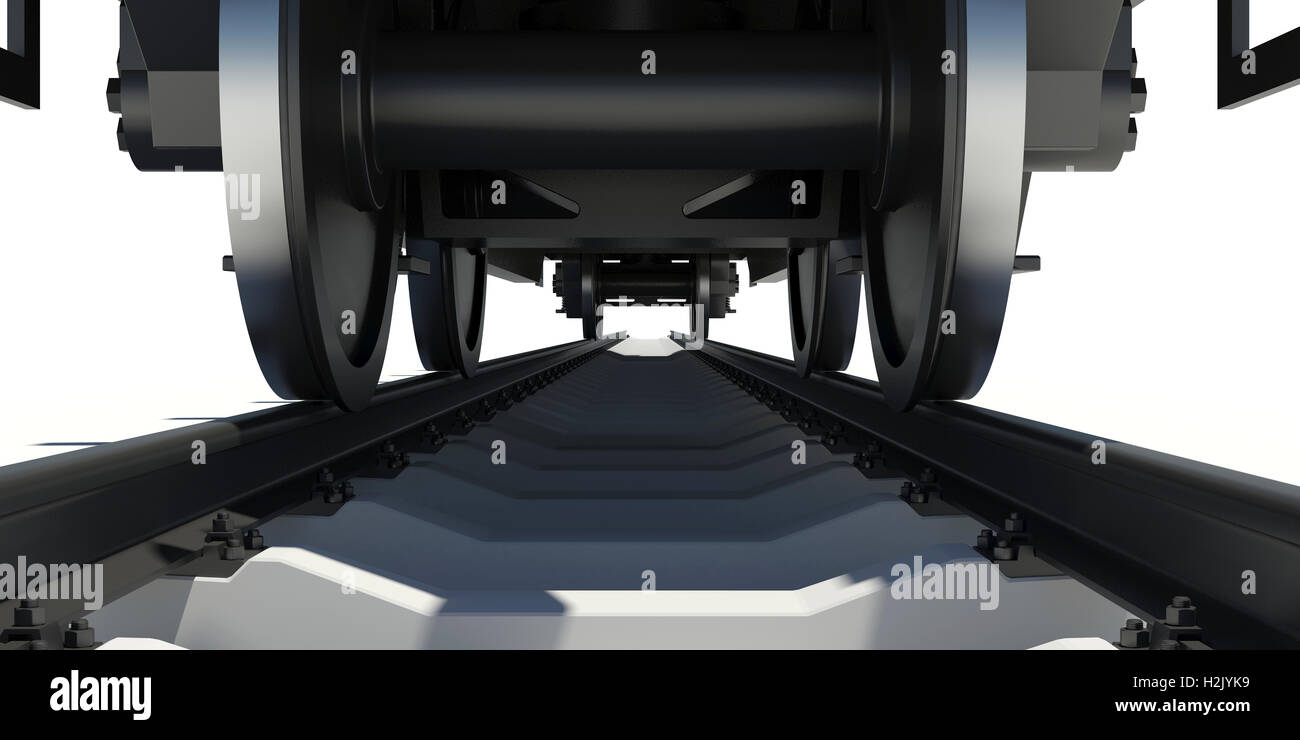 Wheel Of Train Stock Photo - Alamy