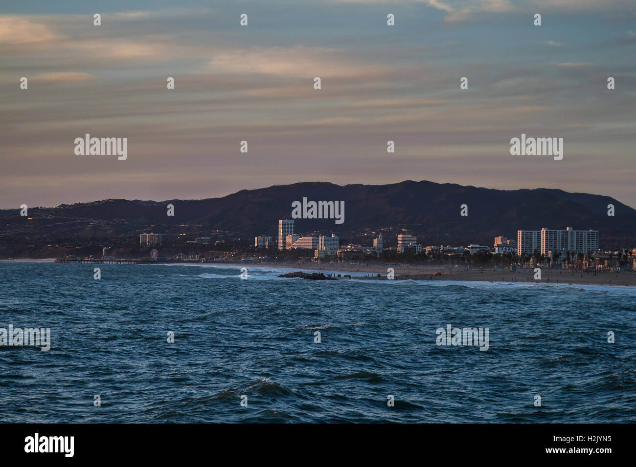 Los angeles by the ocean Stock Photo - Alamy