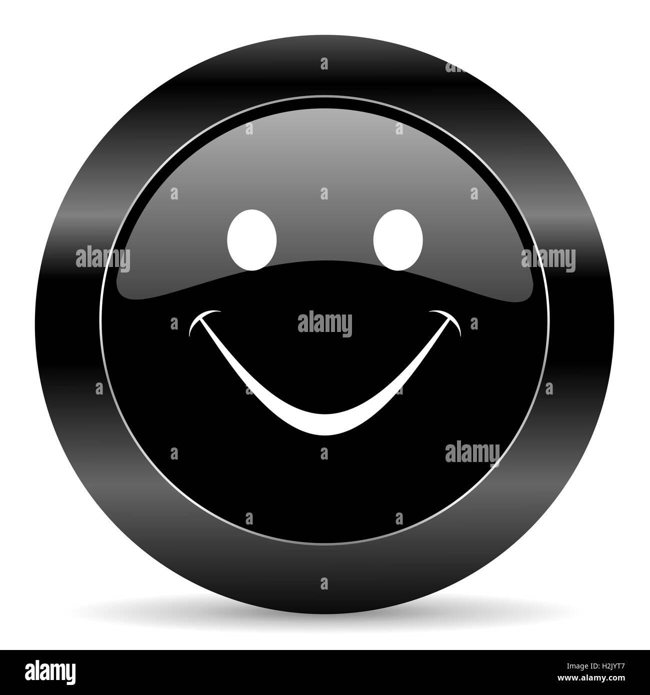 Smile happy Black and White Stock Photos & Images - Alamy