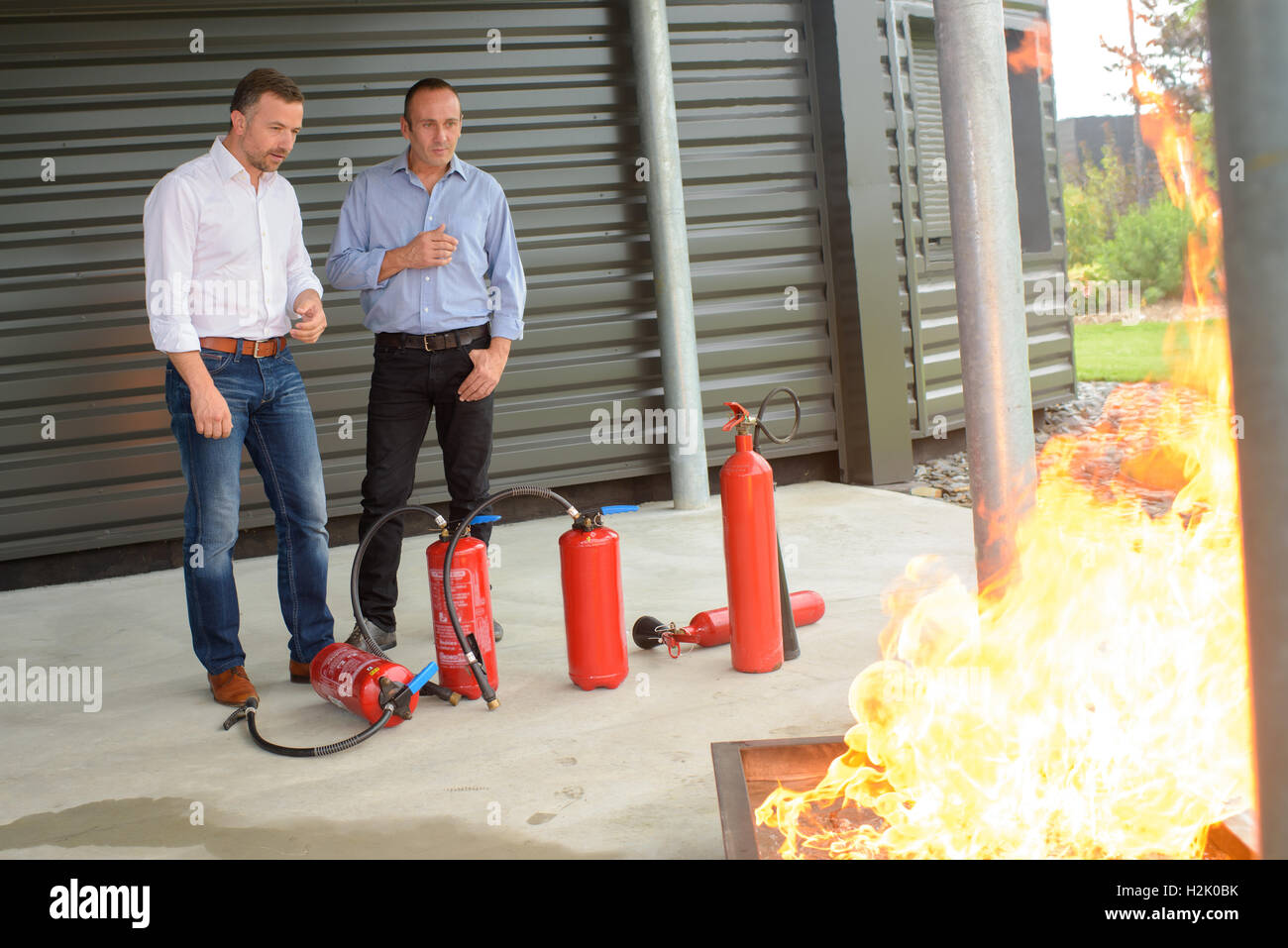 fire safety learning Stock Photo - Alamy