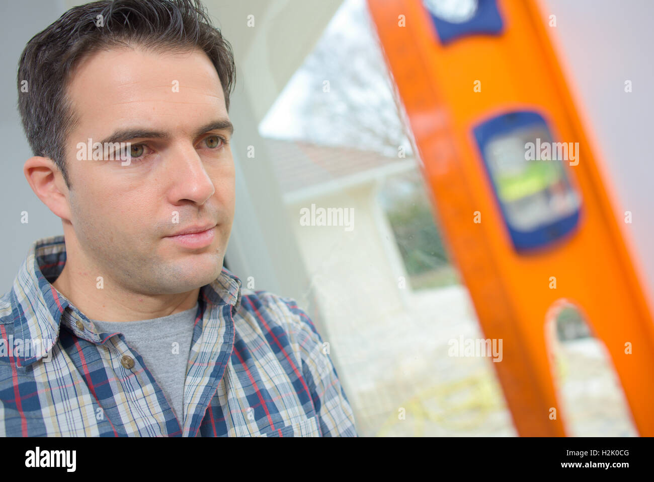 reading a level Stock Photo - Alamy