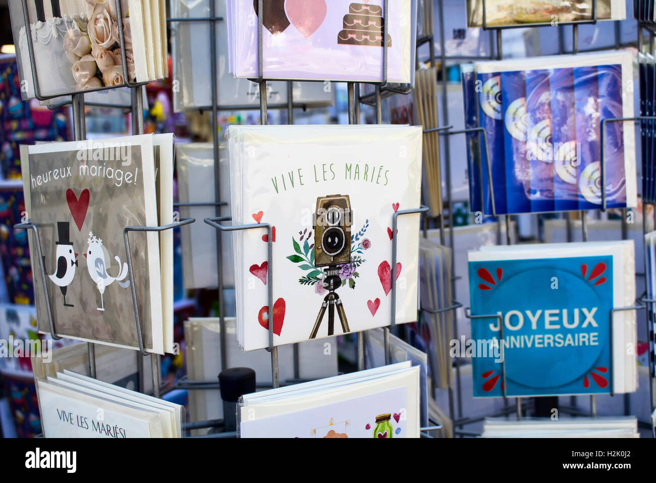 French postcards hi-res stock photography and images - Alamy