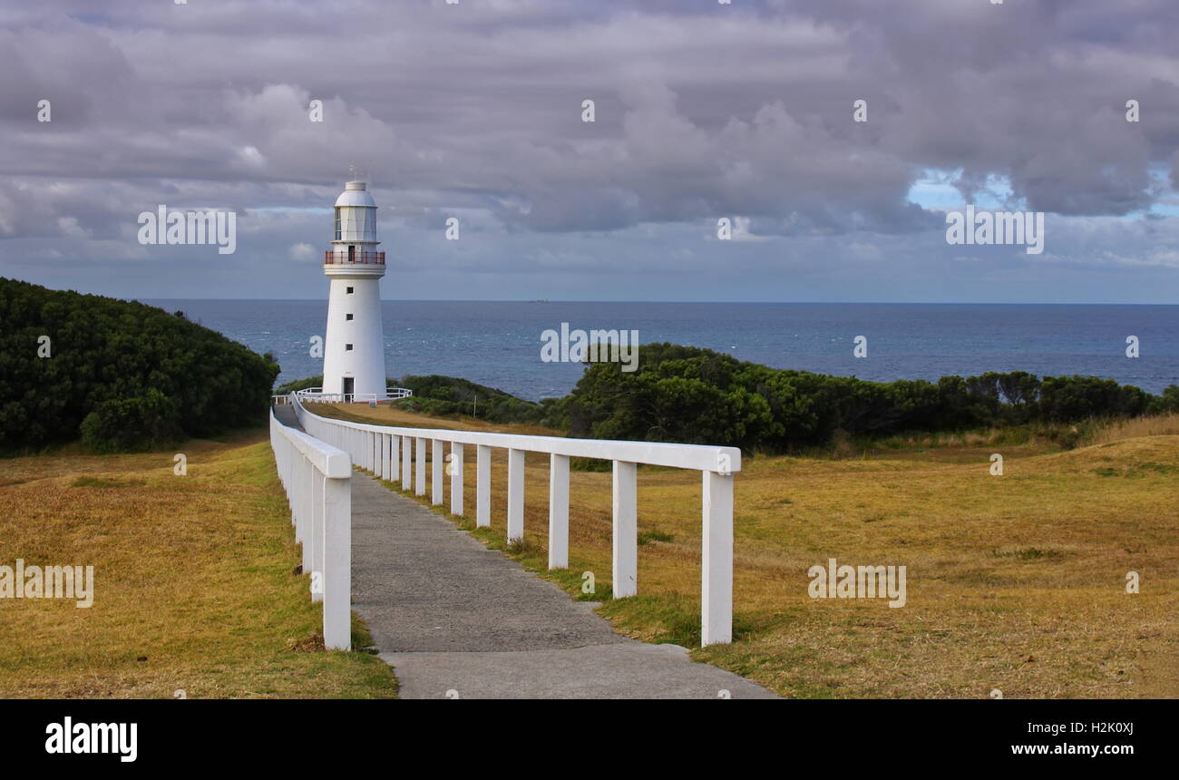 beautiful landscape with lighthouse in Victoria.Australia Stock Photo ...