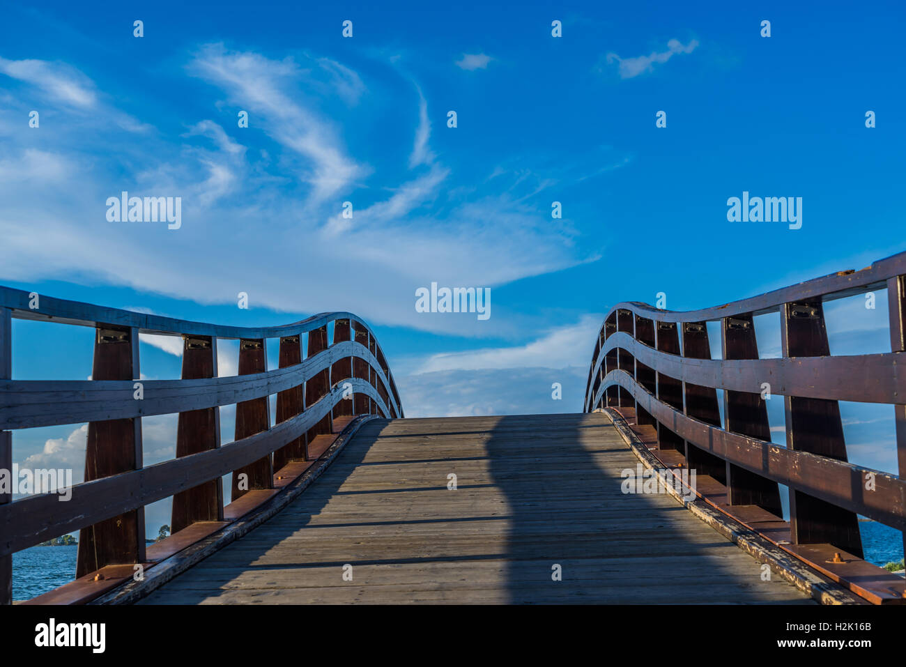 Bridge in Levkas city on Lefkada island in Greece Stock Photo - Alamy